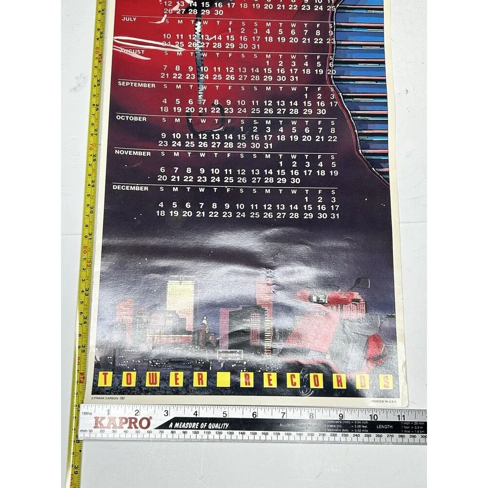 Other | Tower Records Calendar Poster Frank Carson Sexy Woman Retro Fun ...